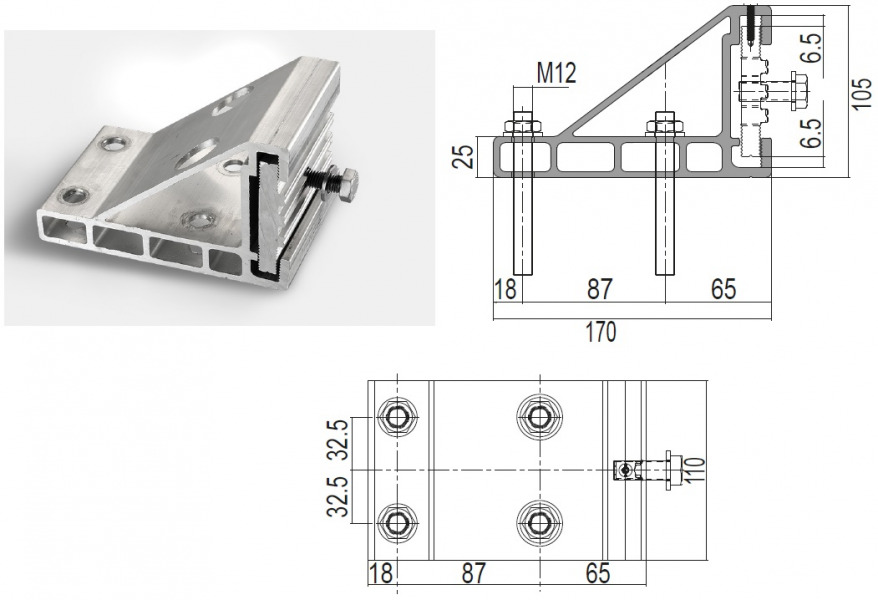 LEVEL BRACKET | Metalglas app